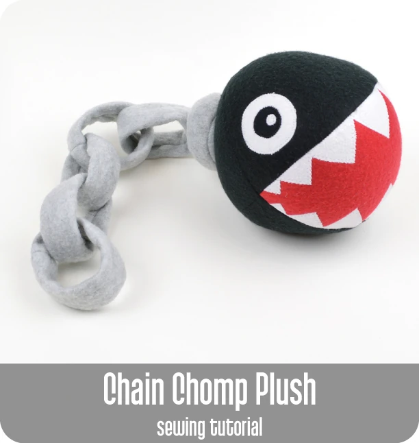 Chain Chomp Plushie Sewing Pattern (Choly Knight) | Craft Resource Wiki ...