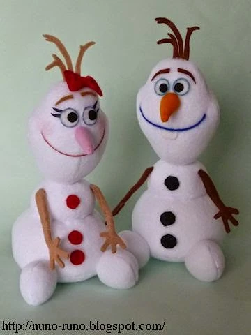 Olaf Plushie Sewing Pattern (Runo) | Craft Resource Wiki | Fandom