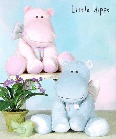 Hippo Plushie Sewing Pattern (Cynthia Rose & Helen Beverlin) | Craft ...