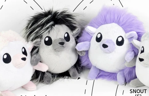 Hedgehog Plushie Sewing Pattern (Choly Knight) | Craft Resource Wiki ...