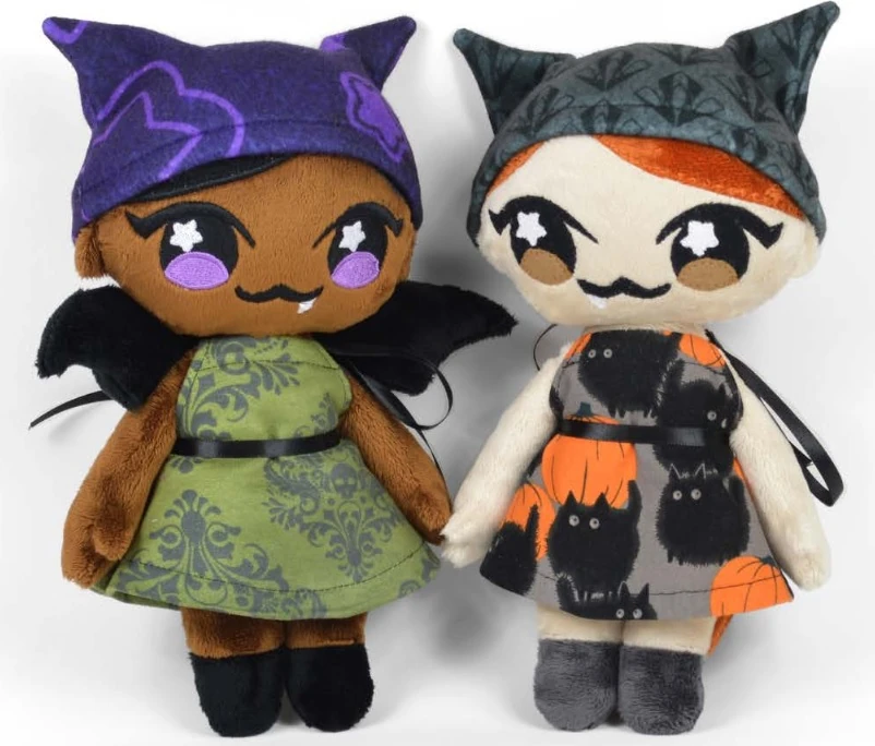 Bat and Cat Girl Doll Sewing Pattern (Choly Knight) | Craft Resource ...