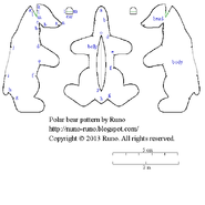 Polar Bear Plushie Sewing Pattern 2 (Runo) | Craft Resource Wiki | Fandom