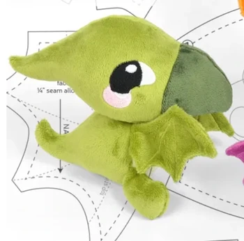 Pterodactyl Plushie Sewing Pattern (Choly Knight) | Craft Resource Wiki ...