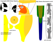 Parrot Plushie Sewing Pattern (Silver Seams) | Craft Resource Wiki | Fandom