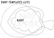 Dory Plushie Sewing Pattern (Nutty Crafter) | Craft Resource Wiki | Fandom