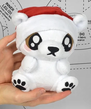Polar Bear Plushie Sewing Pattern (Choly Knight) | Craft Resource Wiki ...