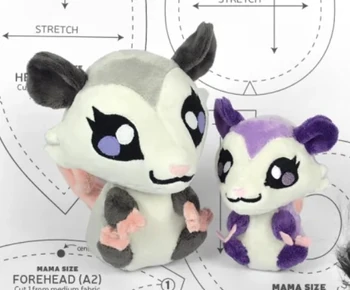 Opossum Plushie Sewing Pattern (Choly Knight) | Craft Resource Wiki ...