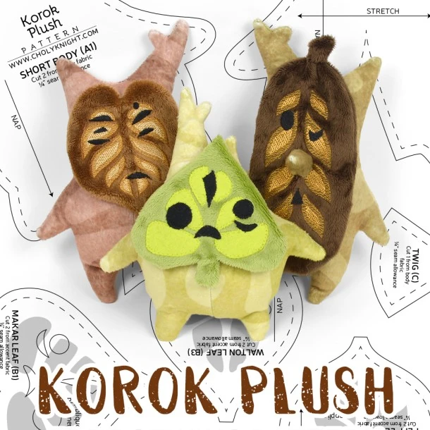 Korok Plushie Sewing Pattern (Choly Knight) | Craft Resource Wiki | Fandom