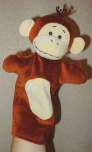 Monkey Hand Puppet Sewing Pattern (Tatiana Brazhenkova) | Craft ...