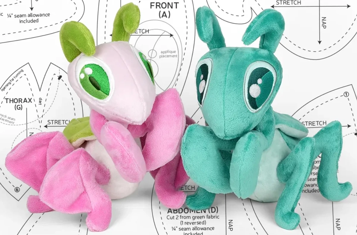 Praying Mantis Plushie Sewing Patterns | Craft Resource Wiki | Fandom