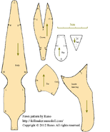 Fawn Plushie Sewing Pattern (Runo) | Craft Resource Wiki | Fandom