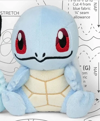 Squirtle Plushie Sewing Pattern (Choly Knight) | Craft Resource Wiki ...