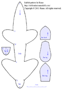 Rabbit Plushie Sewing Pattern (Runo) | Craft Resource Wiki | Fandom
