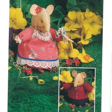 Mouse Plushie Sewing Pattern (Cheryl Owen) | Craft Resource Wiki | Fandom