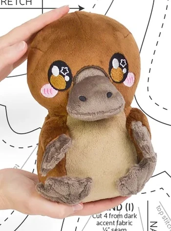 Platypus Plushie Sewing Pattern (Choly Knight) | Craft Resource Wiki ...