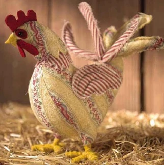 Chicken Plushie Sewing Pattern (Nancy Valocik) | Craft Resource Wiki ...