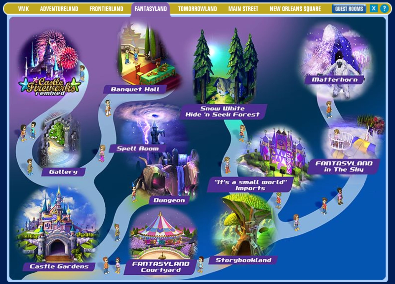 New Fantasyland Map
