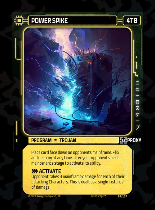 POWER SPIKE | Neuroscape Wiki | Fandom