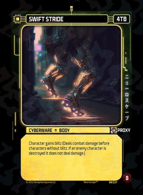 SWIFT STRIDE | Neuroscape Wiki | Fandom