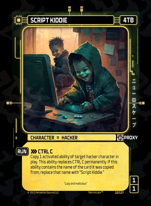 SCRIPT KIDDIE | Neuroscape Wiki | Fandom