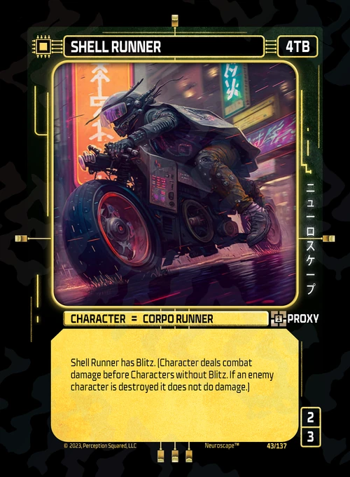 SHELL RUNNER | Neuroscape Wiki | Fandom