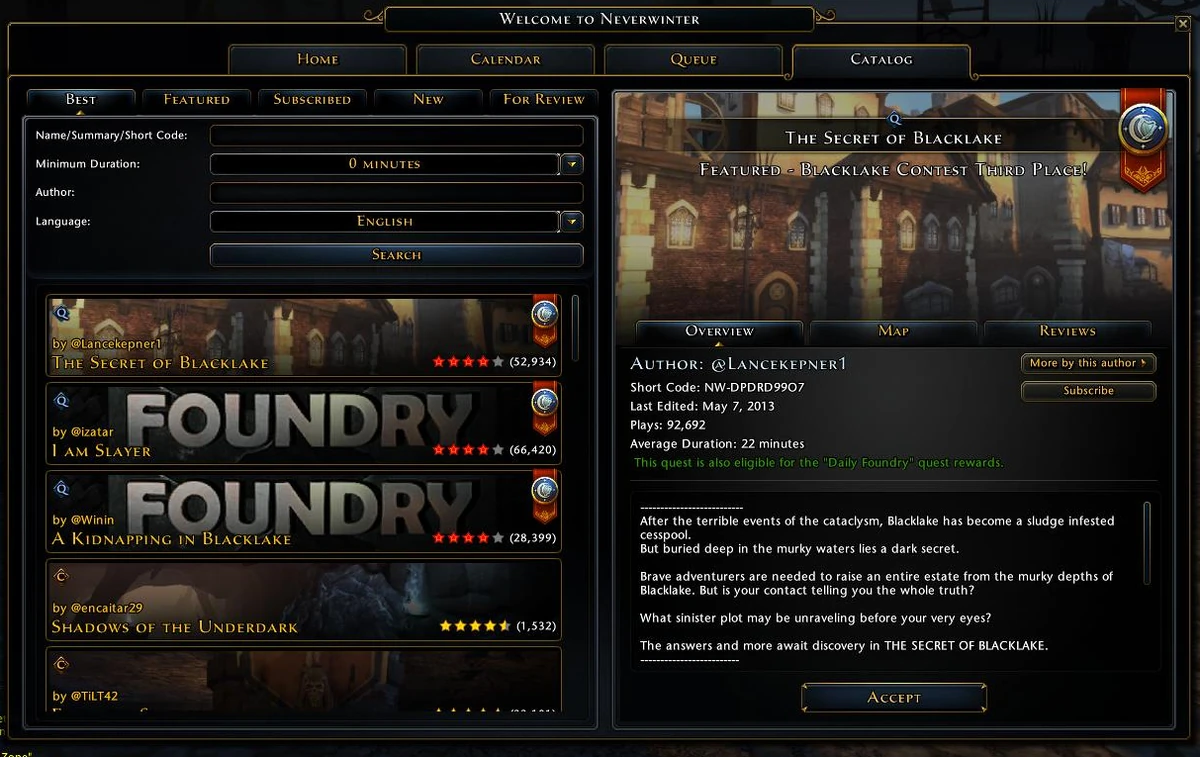 The Foundry | Neverwinter Wiki | Fandom