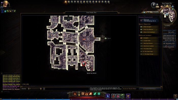 Fiery Pit Scrying Stones Map - Official Neverwinter Wiki