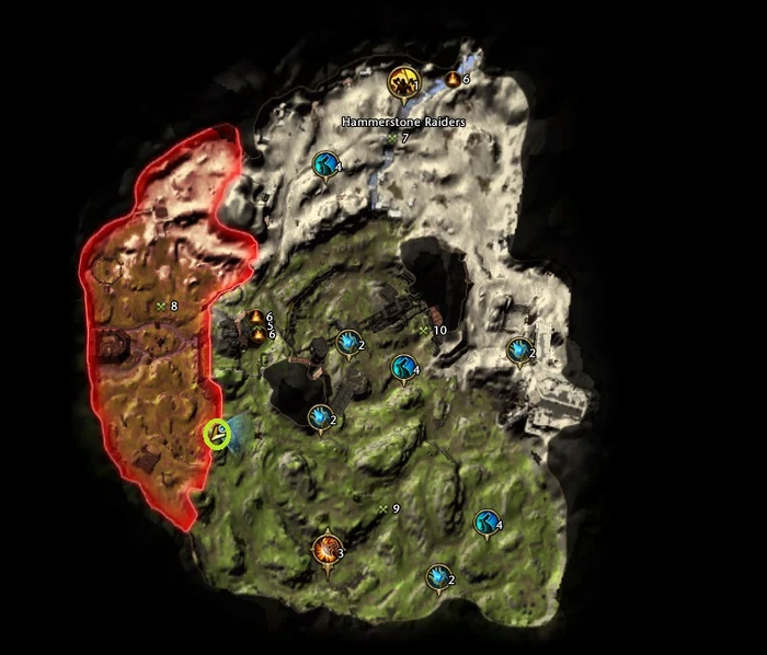 Dwarven Valley Scrying Stones Map - Official Neverwinter Wiki