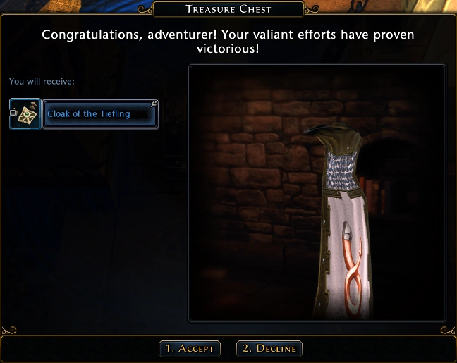 Cloak of the Tiefling - Official Neverwinter Wiki