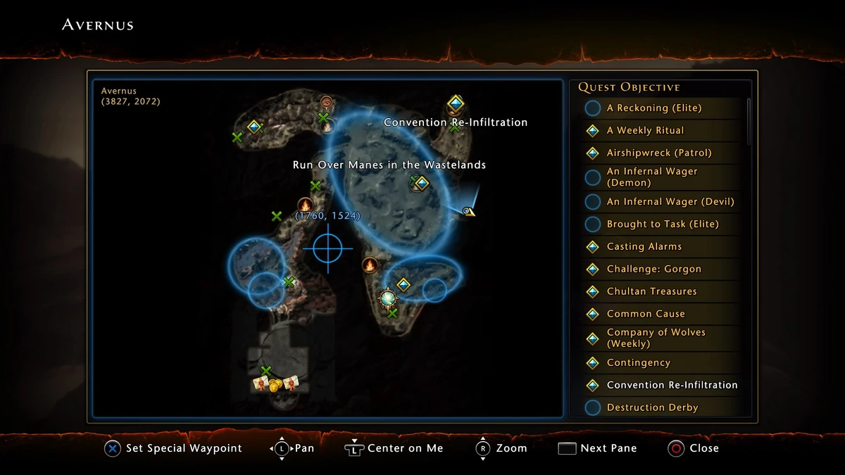 Avernus Scrying Stones Map - Official Neverwinter Wiki