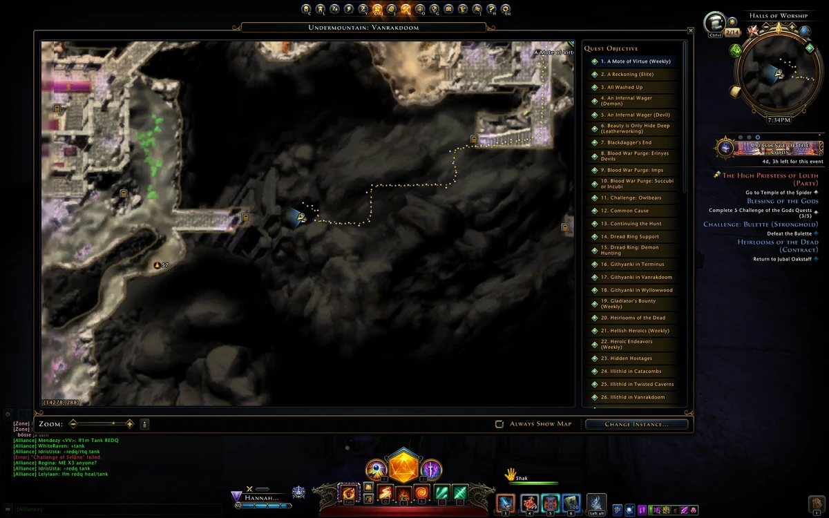 Vanrakdoom scrying map - Official Neverwinter Wiki