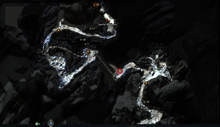 Icespire Peak Scrying Stones Map - Official Neverwinter Wiki