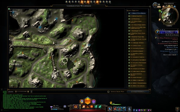 Wyllowwood scrying map - Official Neverwinter Wiki