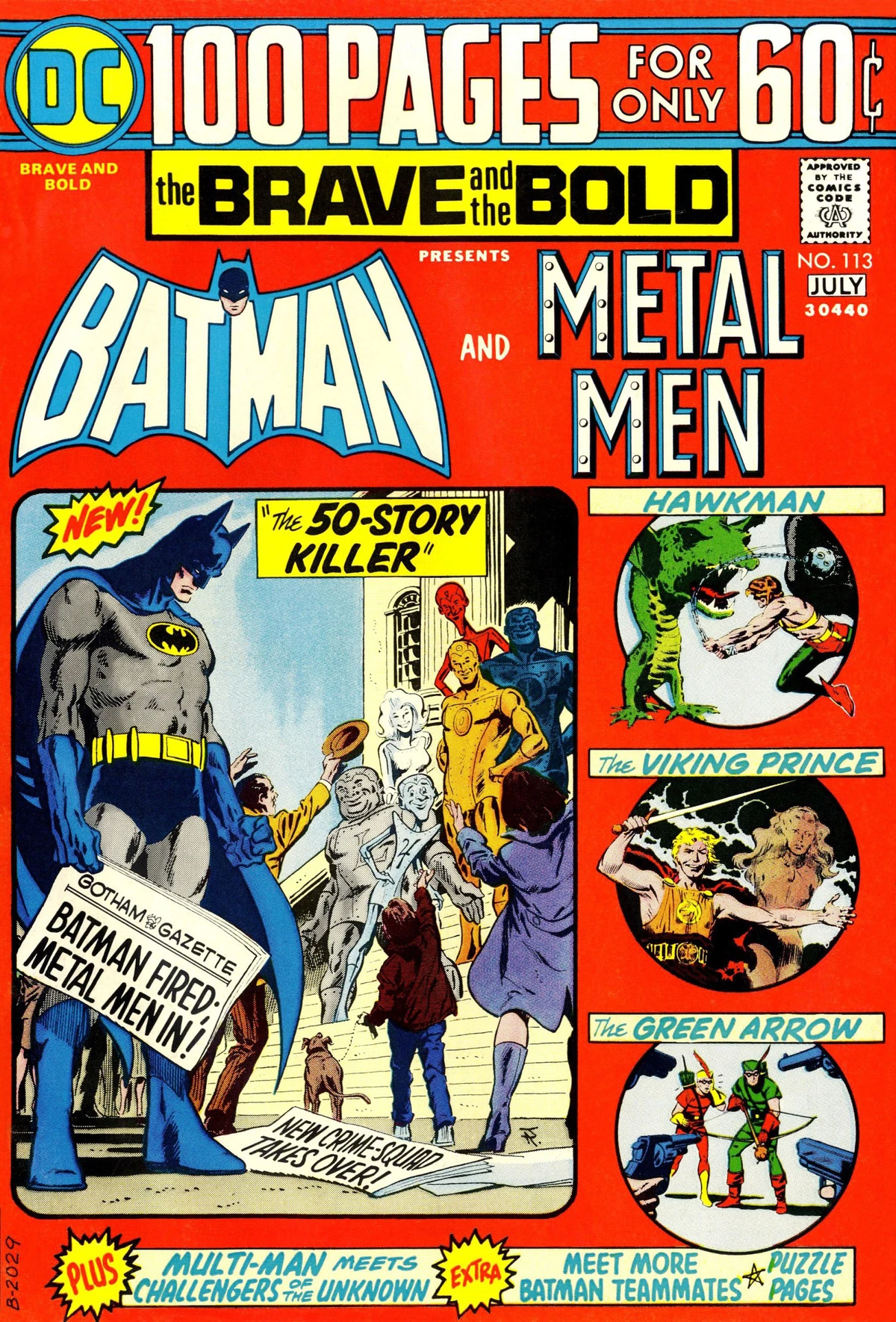 The Brave and the Bold 113 | New 23 DCU Wiki | Fandom