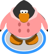 Pink Duffle Coat | New Club Penguin Wiki | Fandom