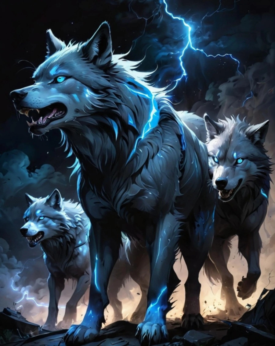 Northern Lightning Wolves | New Earth Is A Vicious Place Wiki | Fandom