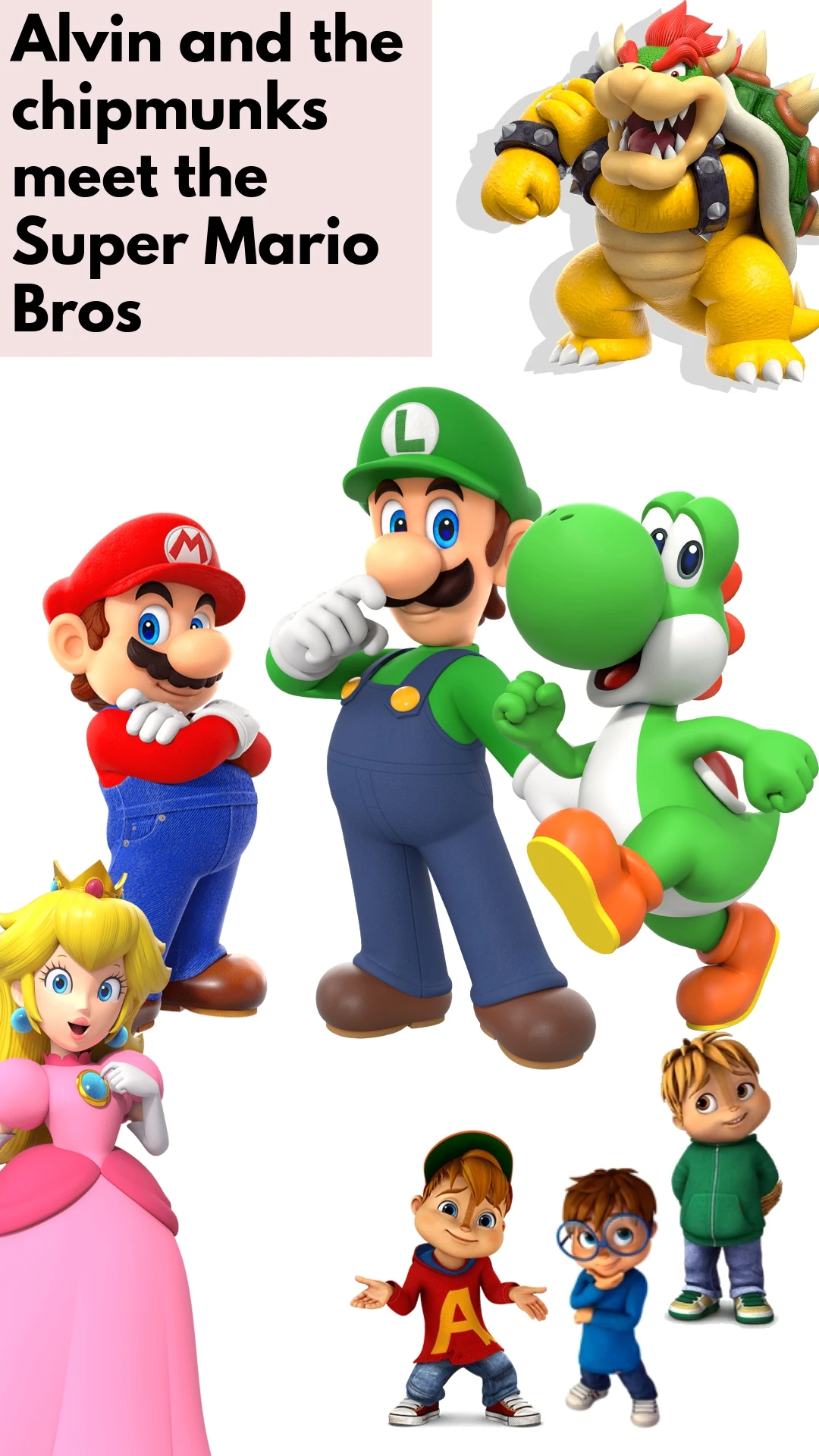 Alvin and the Chipmunks meet The Super Mario Bros | New ideas by Matt Weaver Wiki | Fandom