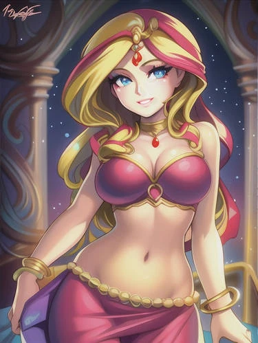 E-girls Sunset shimmer belly dancer preview 1 | New ideas by Matt Weaver Wiki | Fandom