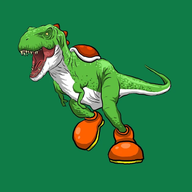 Super Mario Bros super show-Jurassic Yoshi | New ideas by Matt Weaver ...