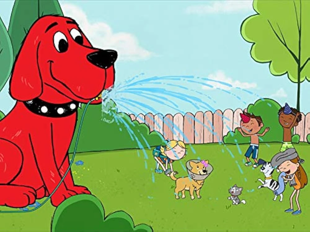 CLIFFORD THE BIG RED DOG-WATERING HOLE = Enchanted tales FILMS | New ...
