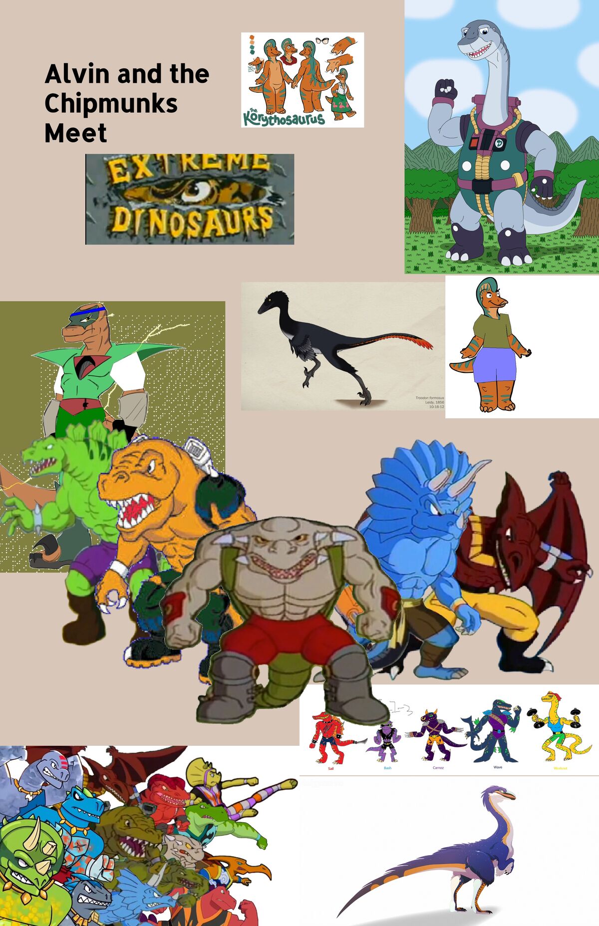 Alvin And The Chipmunks Meet The Extreme Dinosaurs New Ideas By Matt