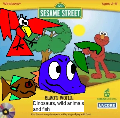 Elmo's world-CD rom idea: Dinosaurs, wild animals and fish | New ideas ...
