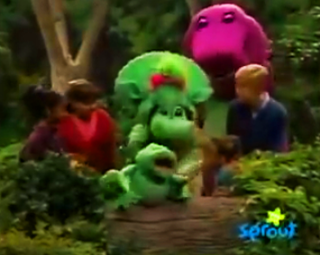 Barney animated lyric video-Frog on a log | New ideas by Matt Weaver ...