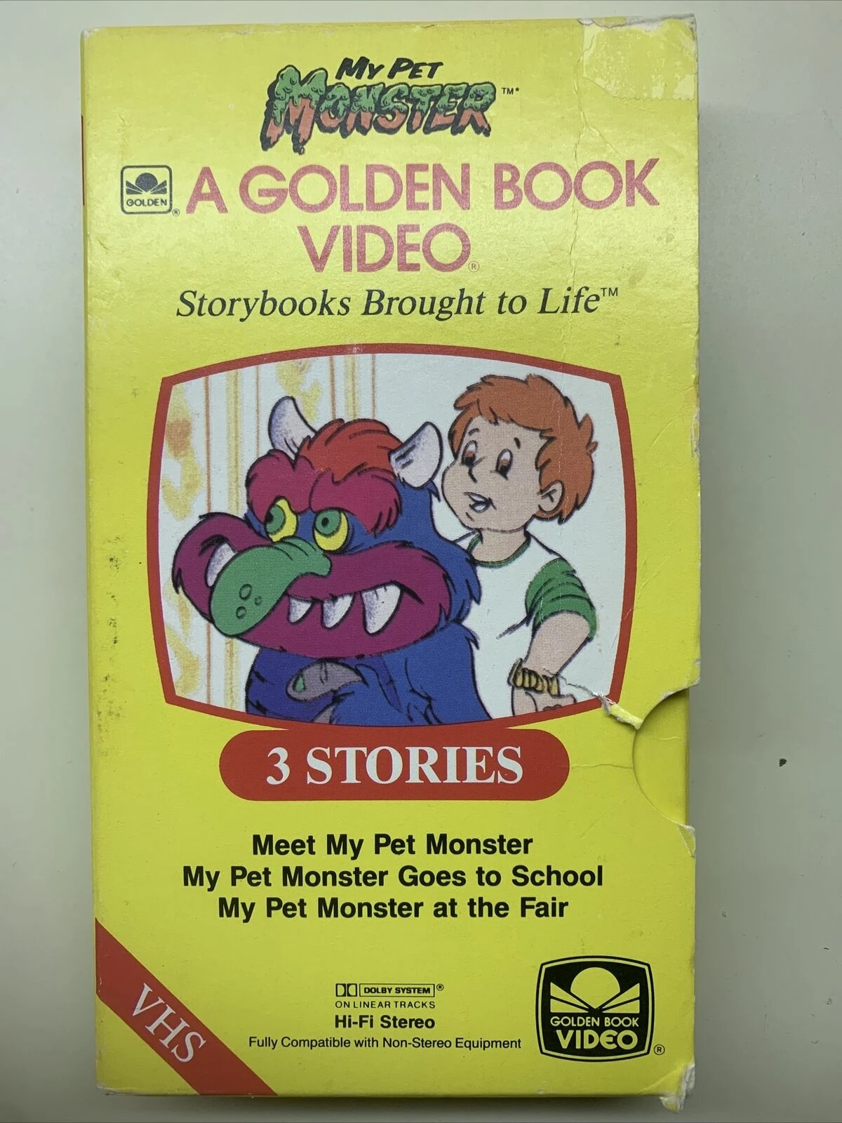 My Pet Monster-Golden Book DVD | New ideas by Matt Weaver Wiki | Fandom