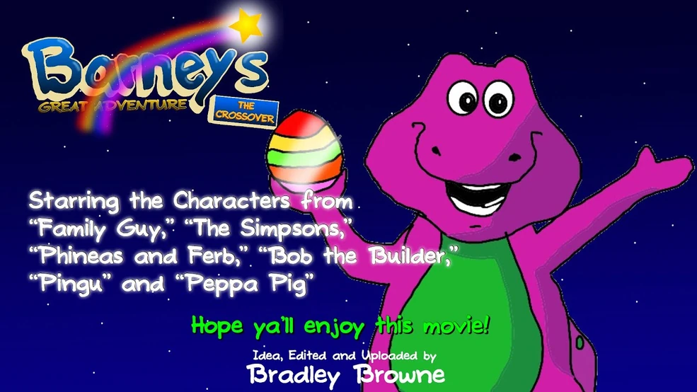Barney's Great Adventure crossover pic 01 | New ideas by Matt Weaver ...