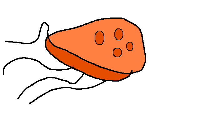 Orange jellyfish-spongebob idea | New ideas by Matt Weaver Wiki | Fandom