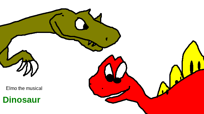 Sesame Street New Elmo The Musical Dinosaur The Musical New Ideas By