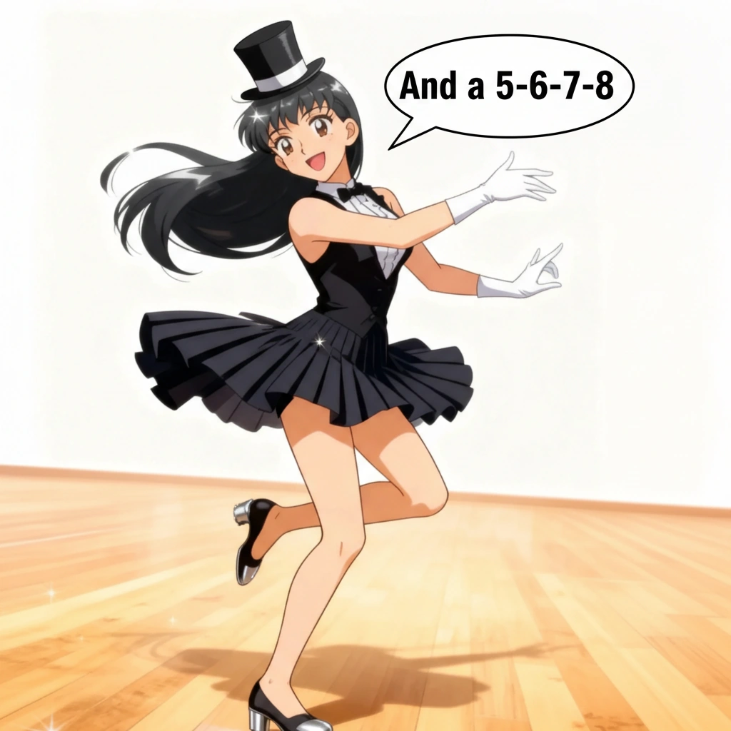 Mona tap dancing girl-of anime idea 1 | New ideas by Matt Weaver Wiki ...