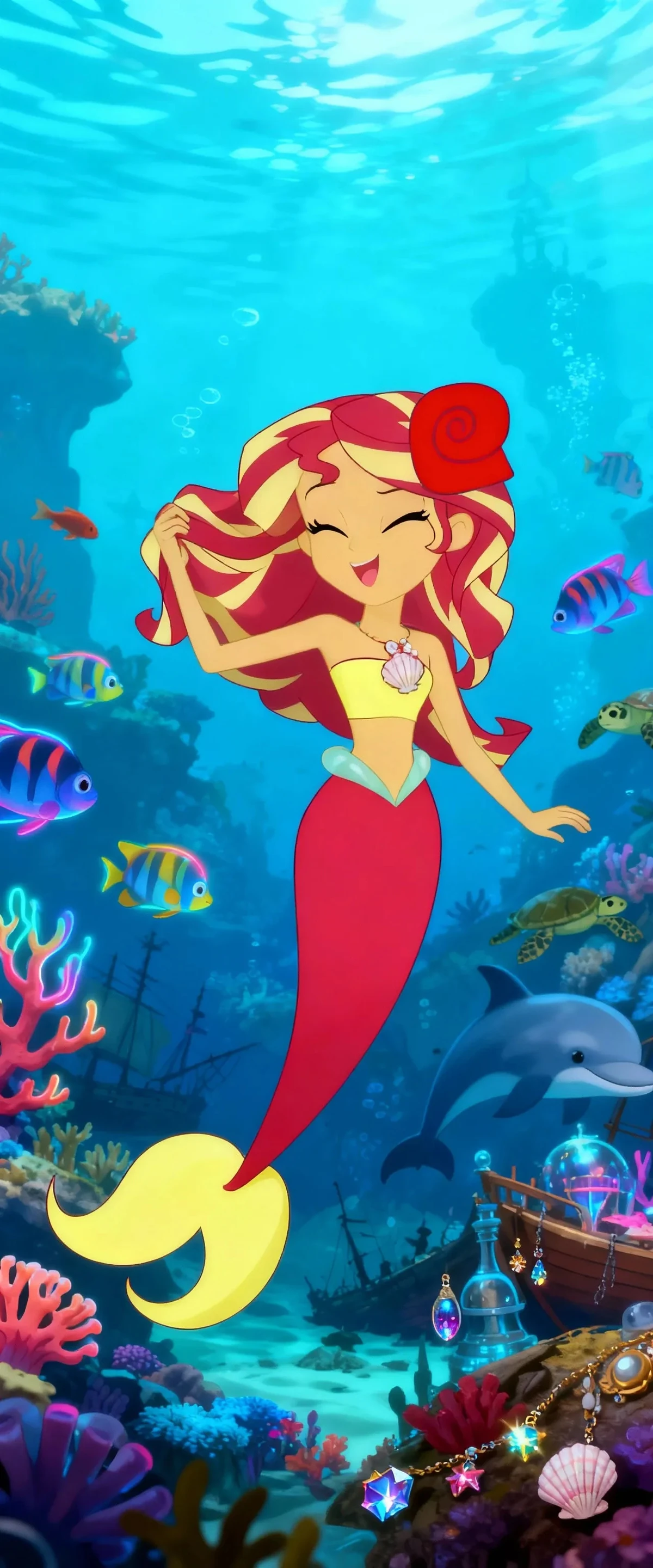 E-girls meet Sunset Shimmer-SeaArt AI preview | New ideas by Matt ...