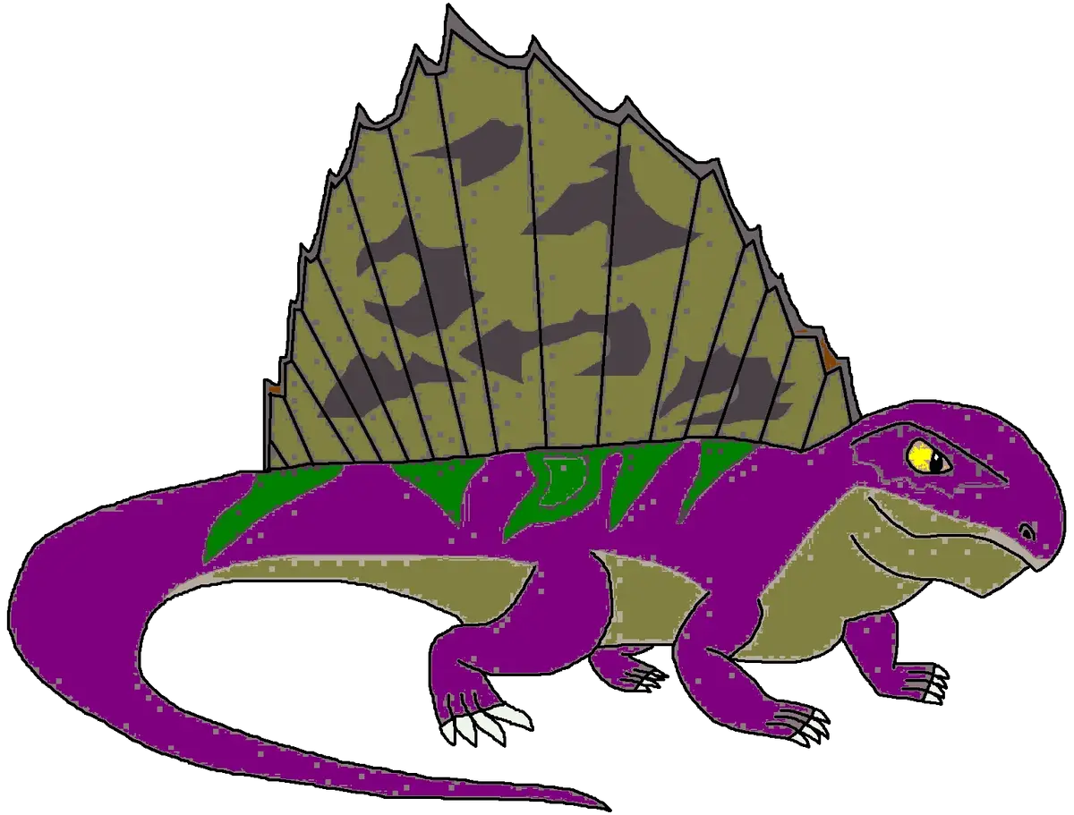 Purple Dimetrodon-The Flintstones new series | New ideas by Matt Weaver ...